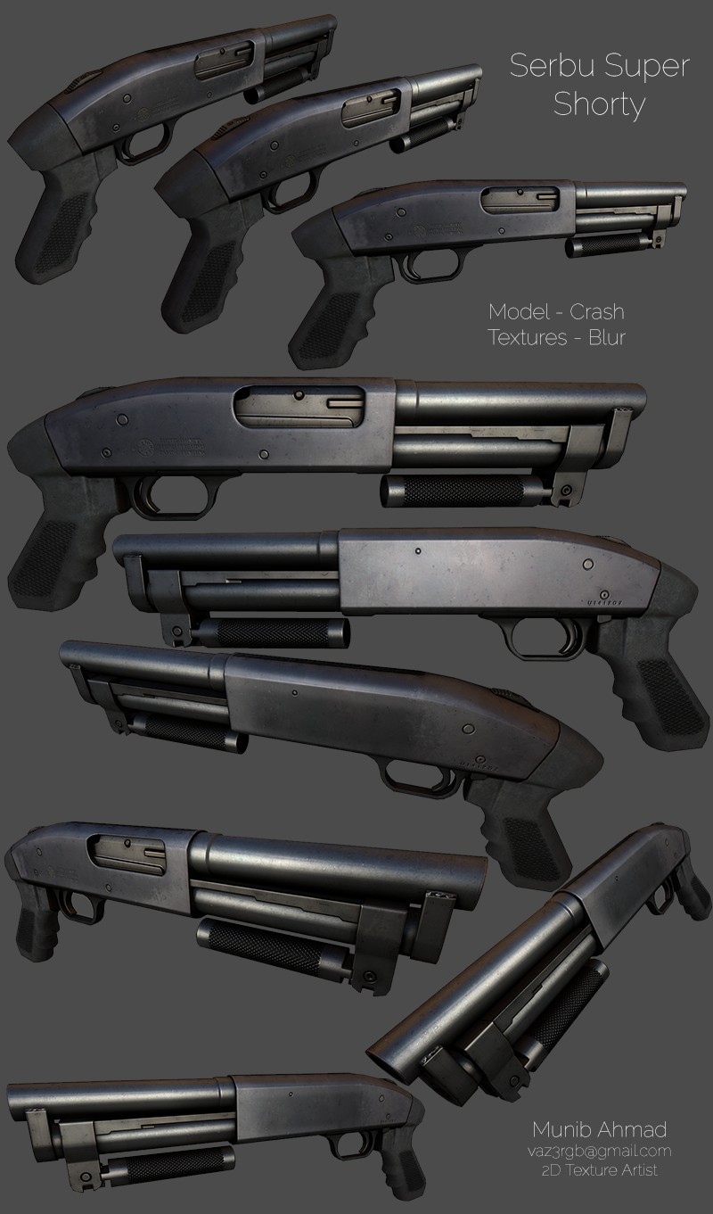 Serbu Super Shorty Work In Progress for GameBanana | GB Works In Progress