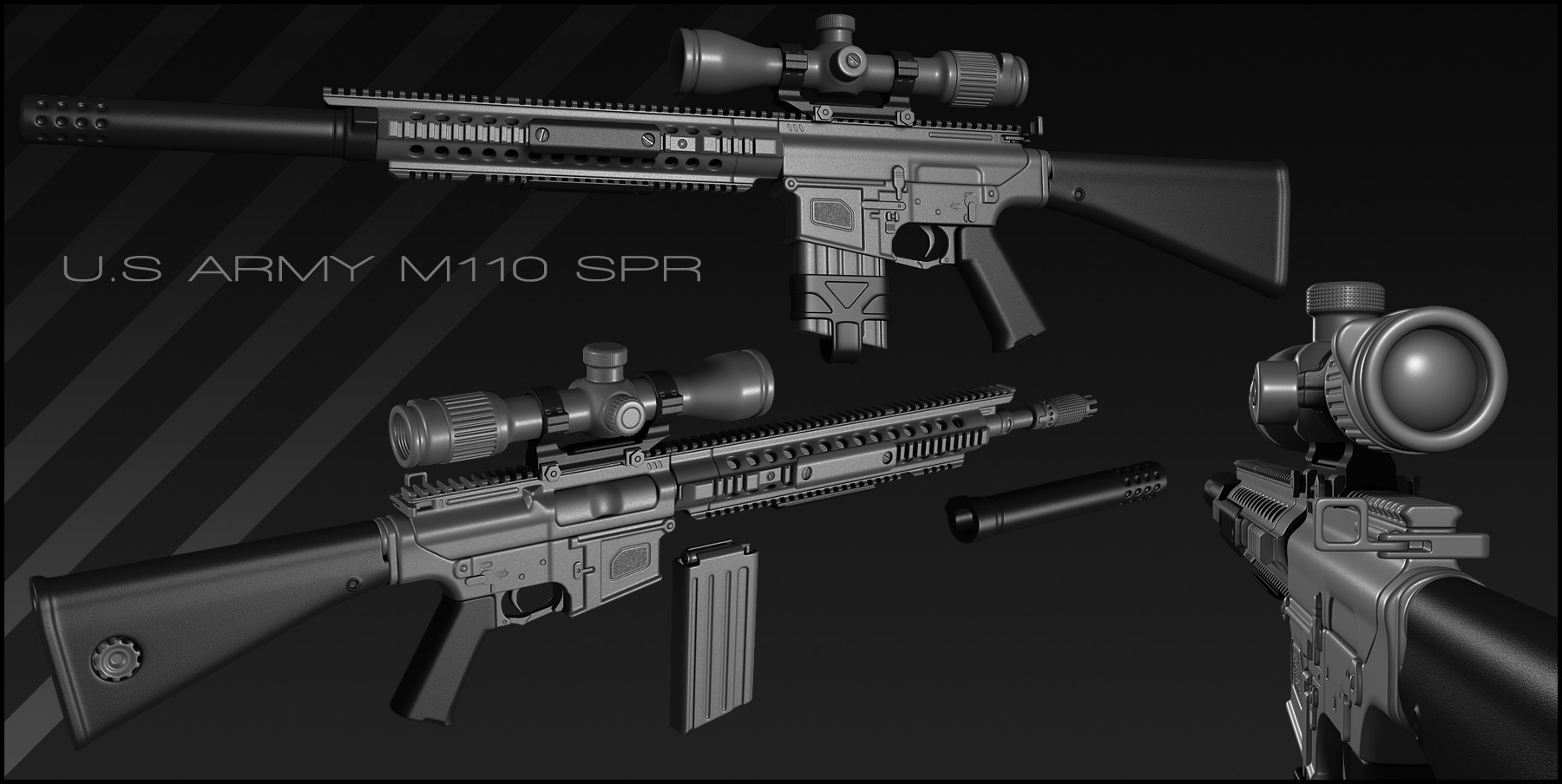 U.S M110 SPR [GameBanana] [Works In Progress]
