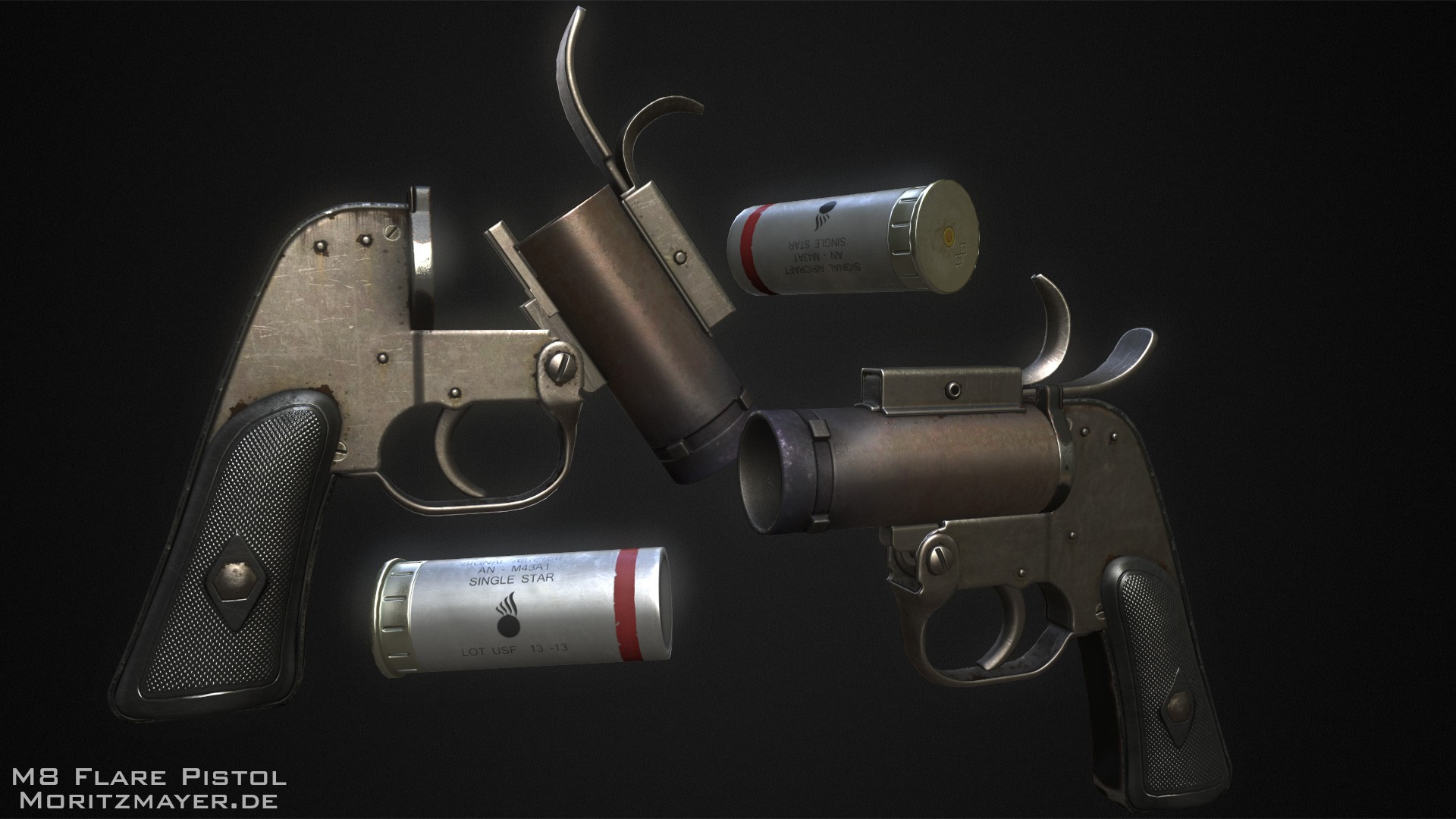 M8 Flare Pistol Work In Progress for GameBanana | GB Works In Progress