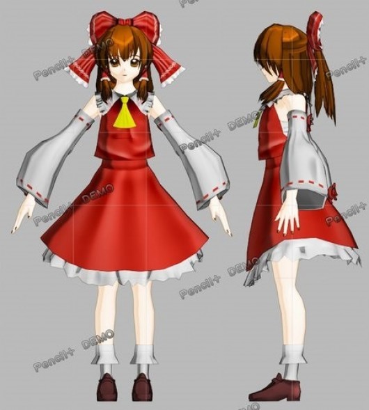 Hakurei Reimu from Touhou Work In Progress for GameBanana | GB Works In ...
