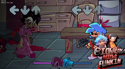 [SENSITIVE CONTENT] Biohazard Night Funkin Nobita Nobita Resident Evil ...