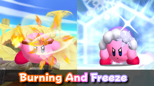 Burning and Freeze Work In Progress for Kirby's Return to Dream Land ...