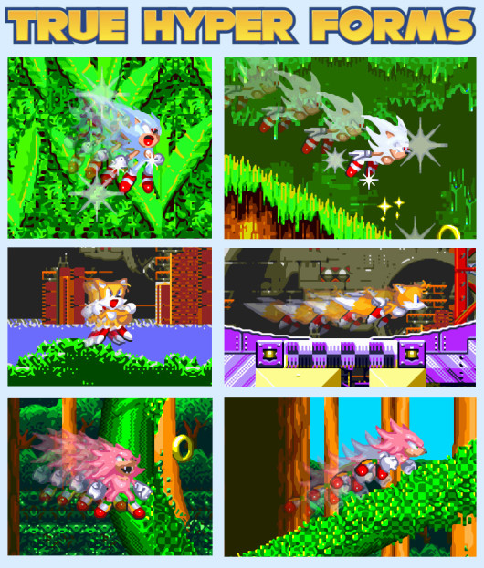 True Hyper Forms Work In Progress for Sonic 3 A.I.R. | S3AIR Works In ...