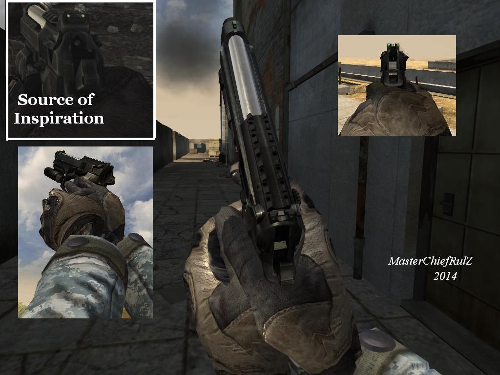 CoD Ghosts Inspired M9 [Battlefield 2] [Works In Progress]