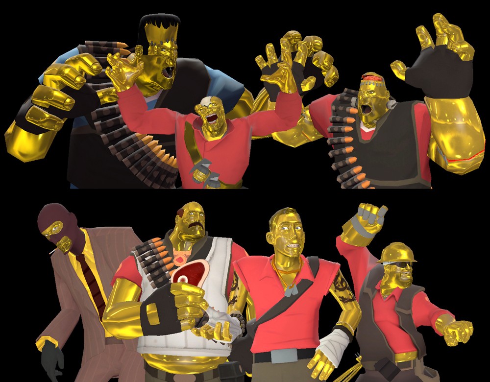 Team Fortress 2 Golden Players Work In Progress for GameBanana | GB ...