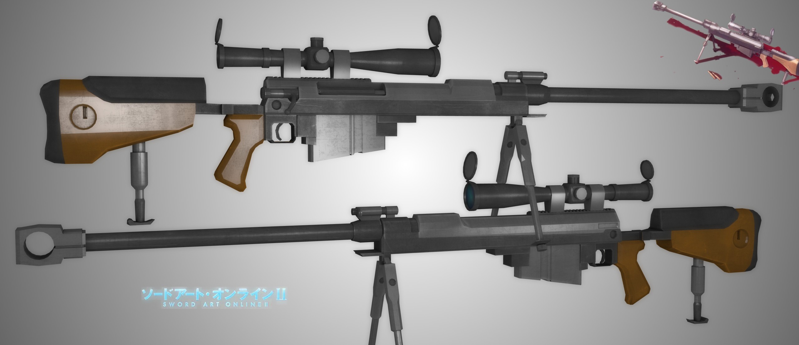 Sinon's PGM Ultima Ratio Hecate II Work In Progress for GameBanana | GB ...