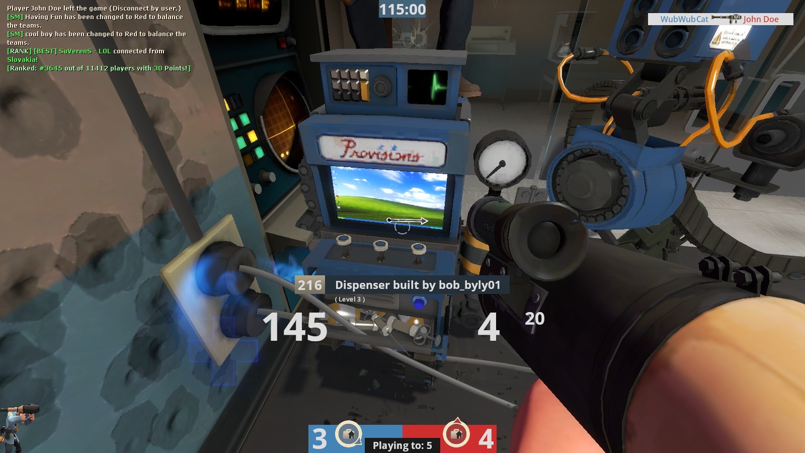 Windows XP Dispenser [Team Fortress 2] [Works In Progress]