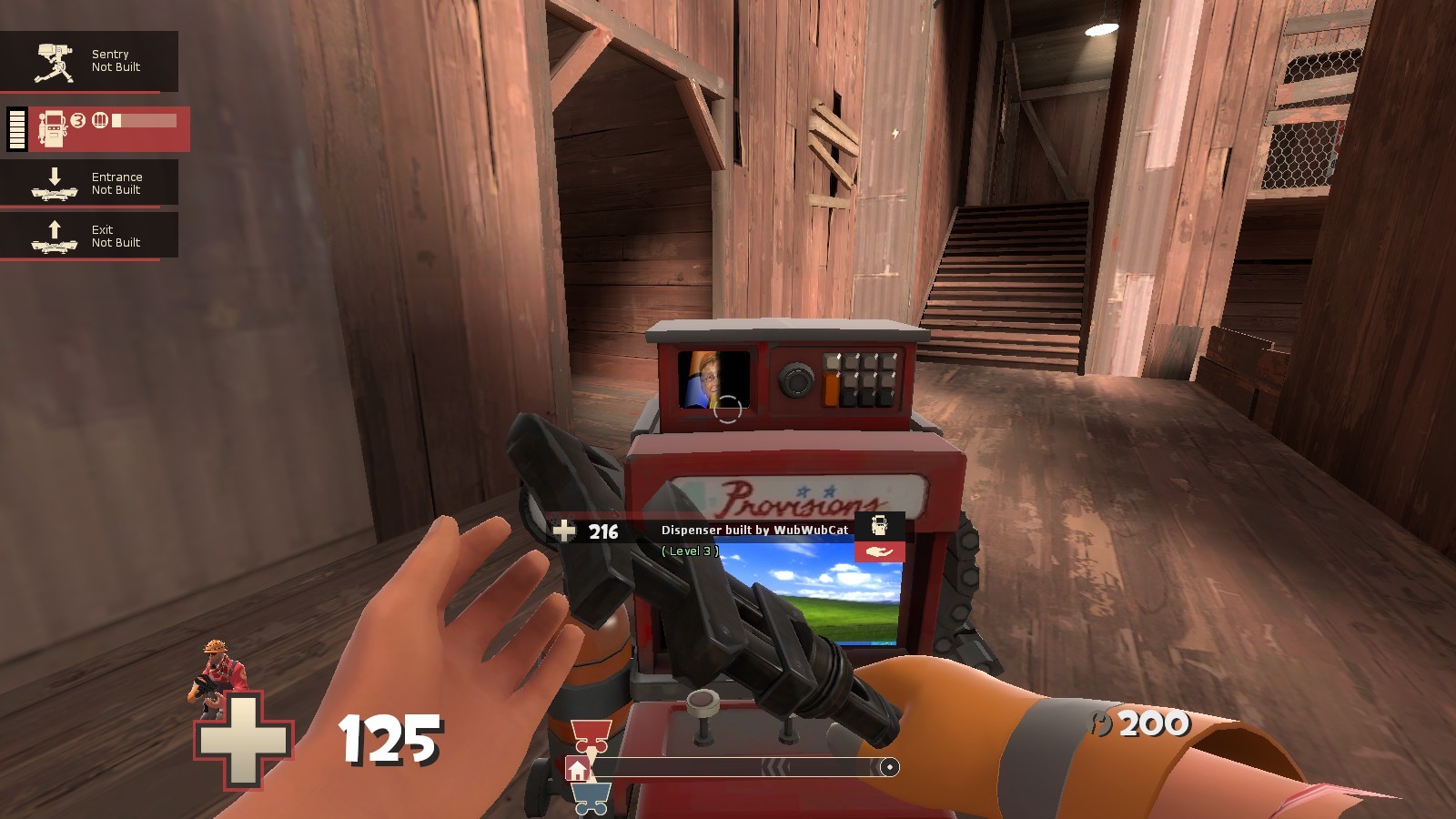 Windows XP Dispenser [Team Fortress 2] [Works In Progress]