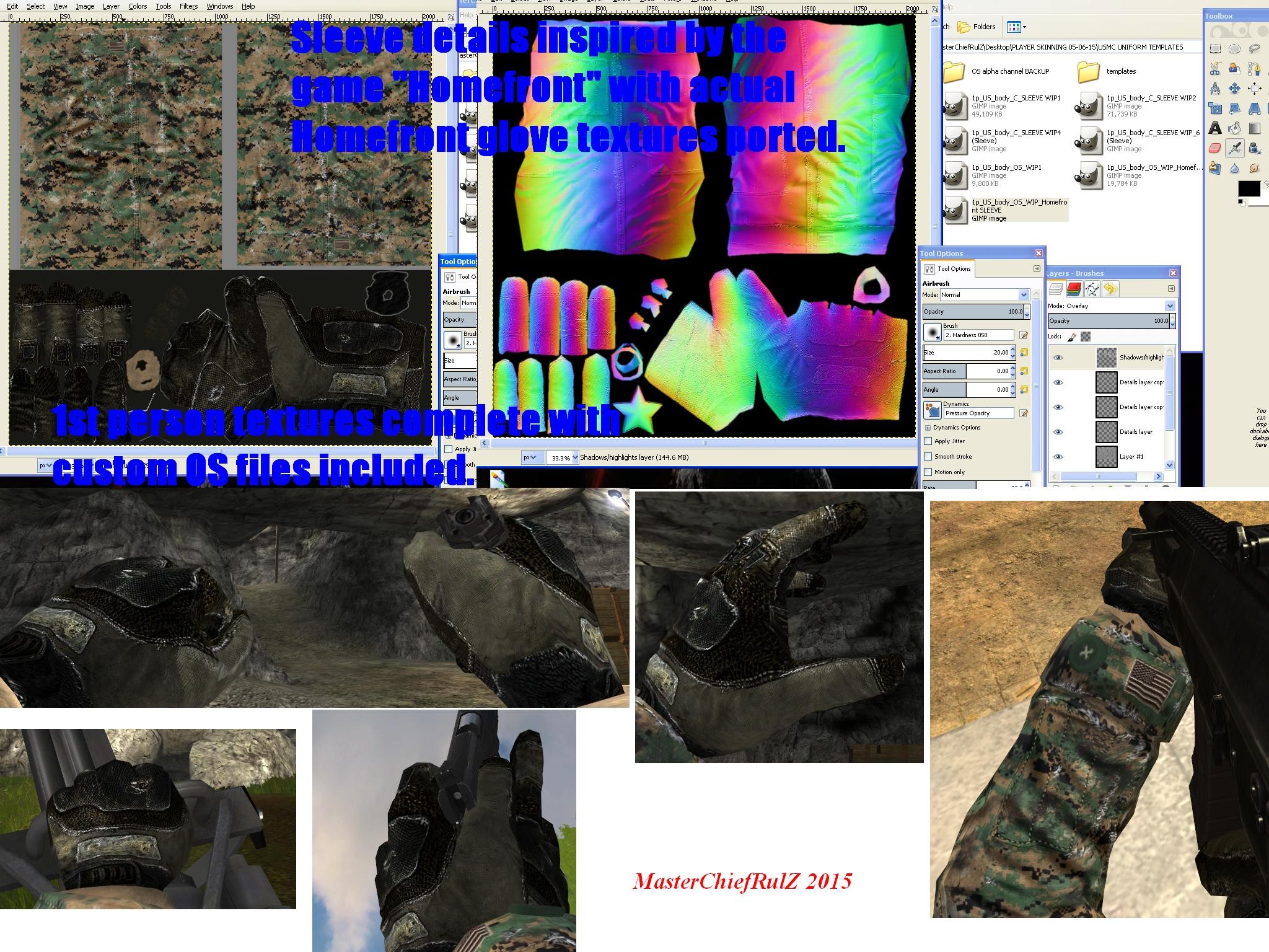 USMC Retexture Work In Progress for Battlefield 2 | BF2 Works In Progress