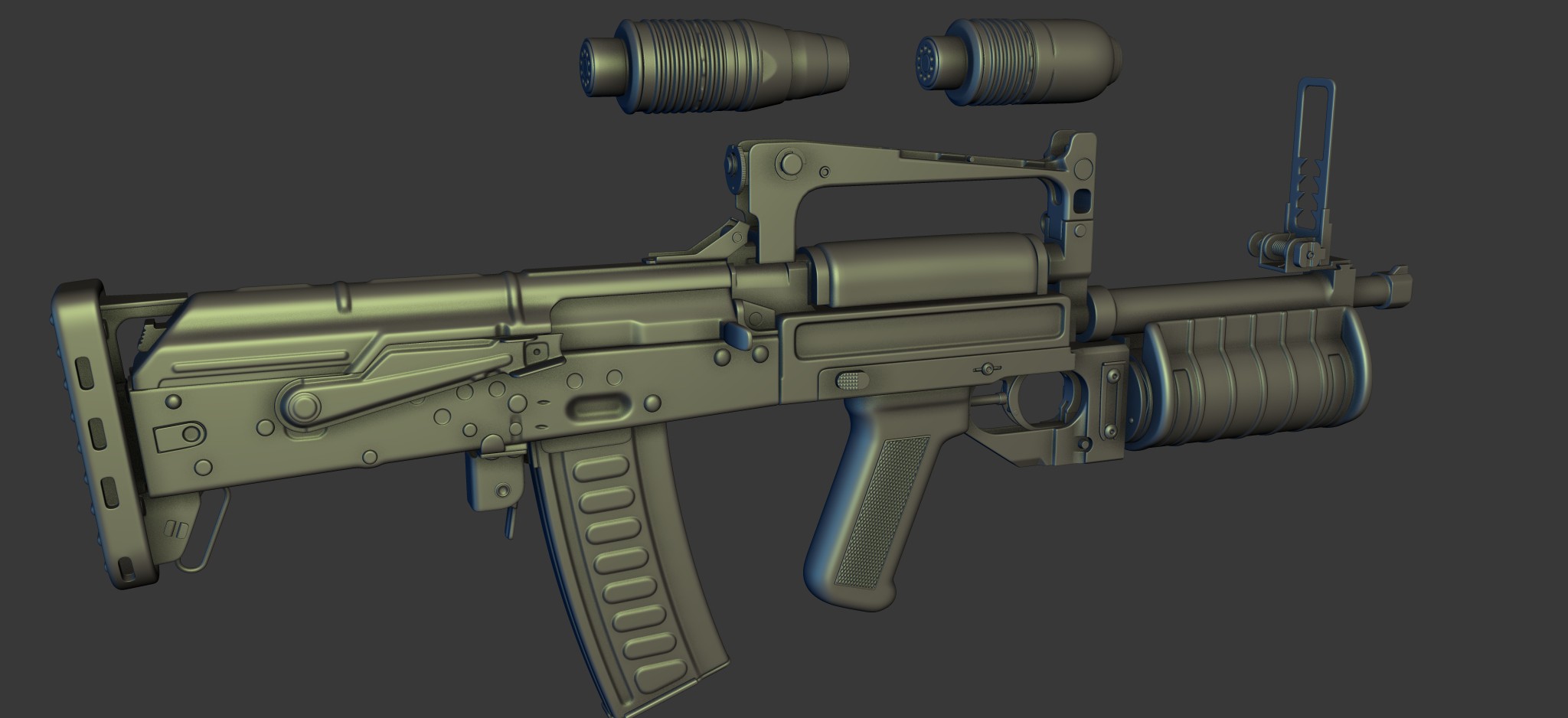 OC-14, "Groza" Work In Progress for GameBanana | GB Works In Progress