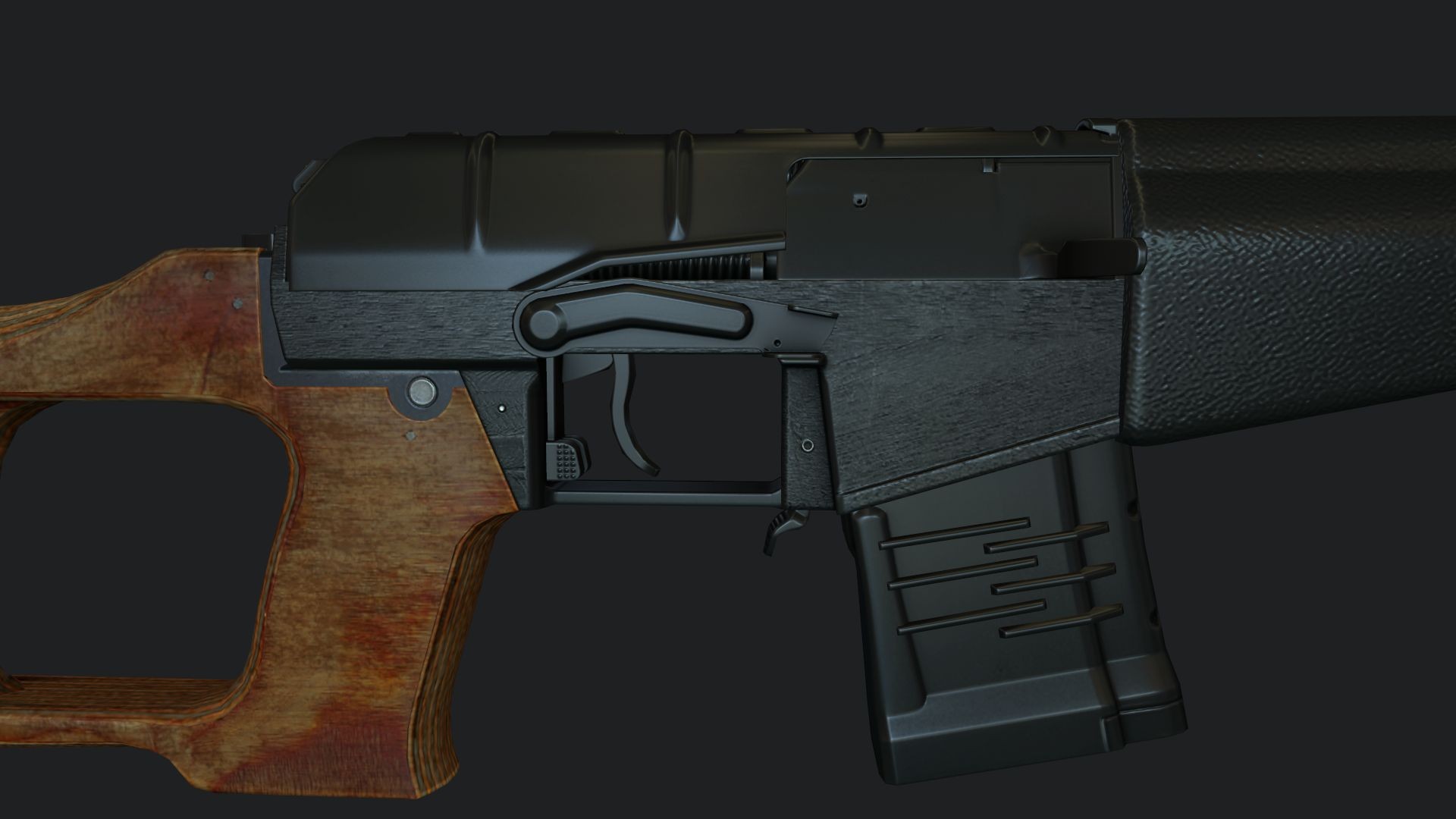VSS "Vintorez" Work In Progress for GameBanana | GB Works In Progress