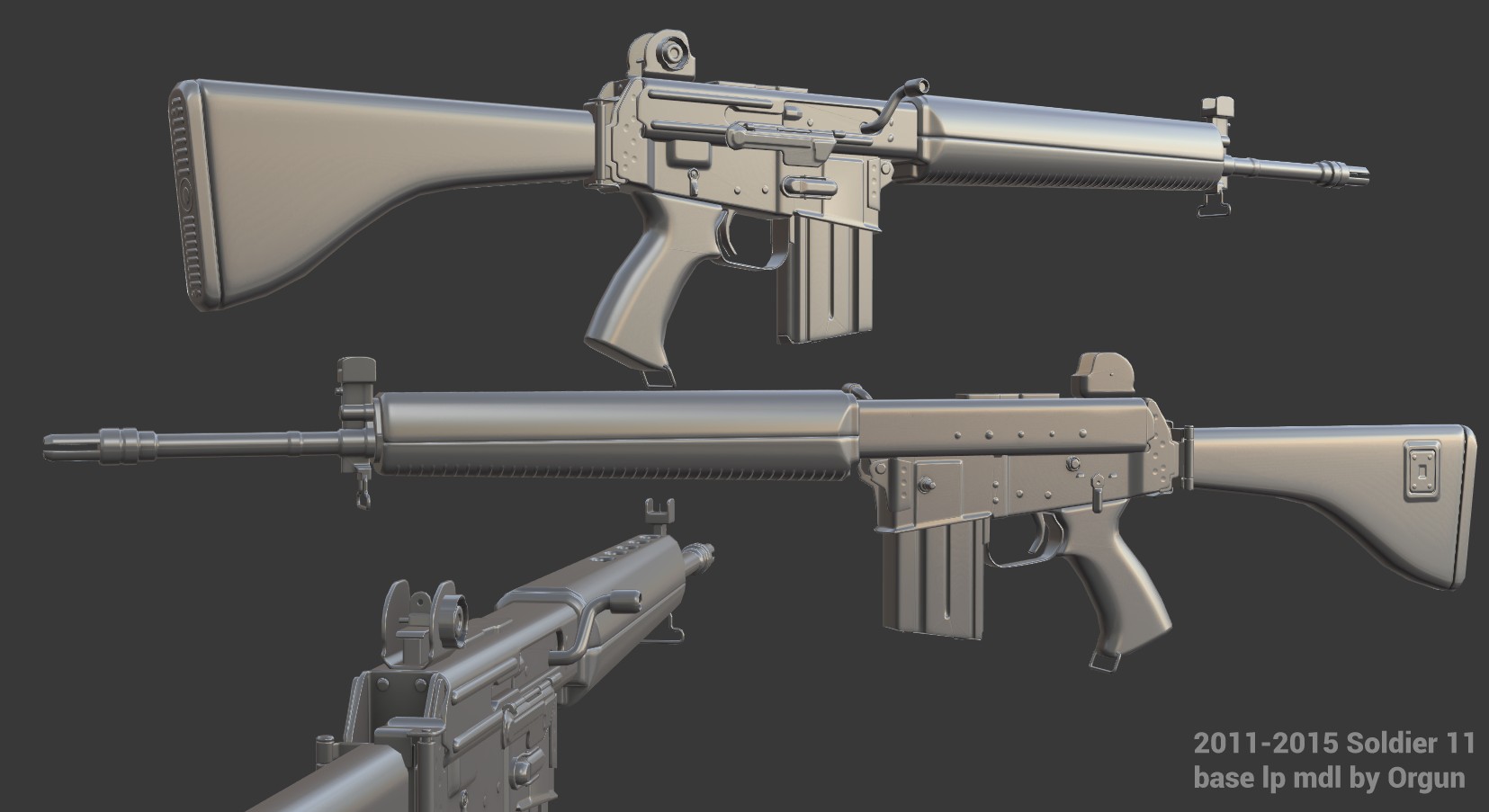 Armalite AR-18 Work In Progress for GameBanana | GB Works In Progress