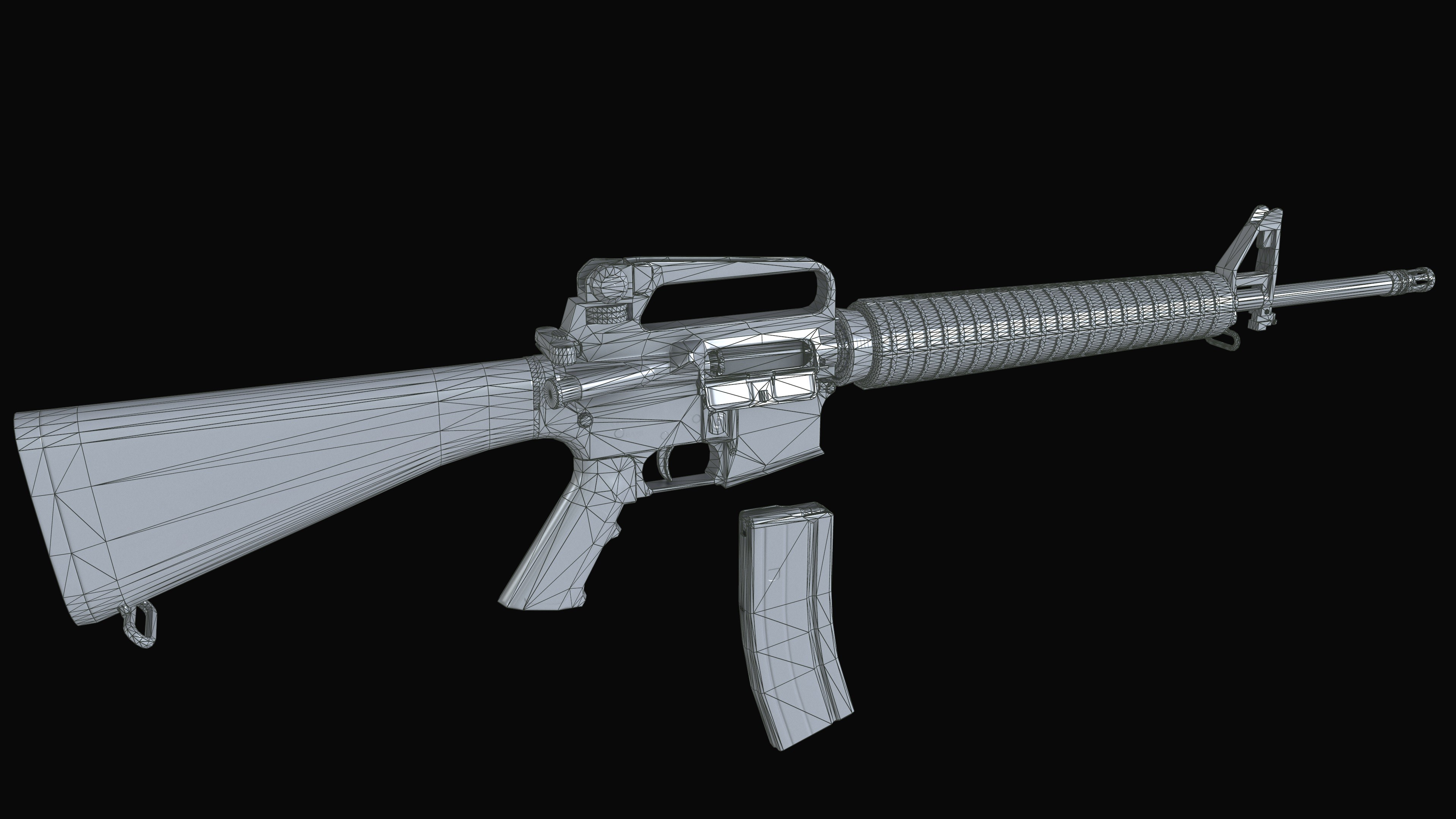 M16A2(lowpoly) [GameBanana] [Works In Progress]