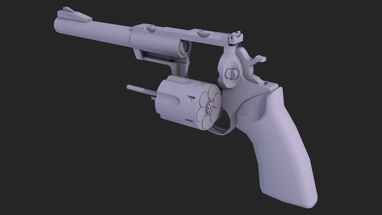 Ruger Super Redhawk Work In Progress for Fallout 4 | FO4 Works In Progress