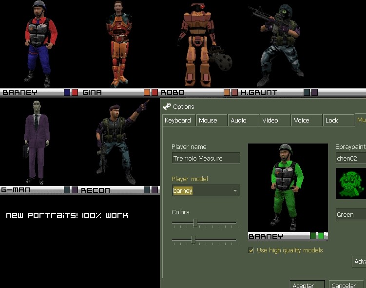 Half life characters ver. HQ + Team colored Work In Progress for Half ...