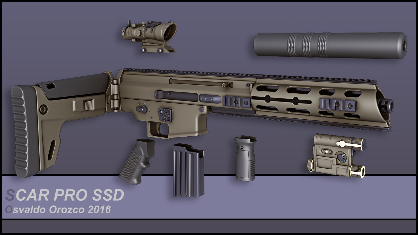 SCAR PRO SSD [GameBanana] [Works In Progress]