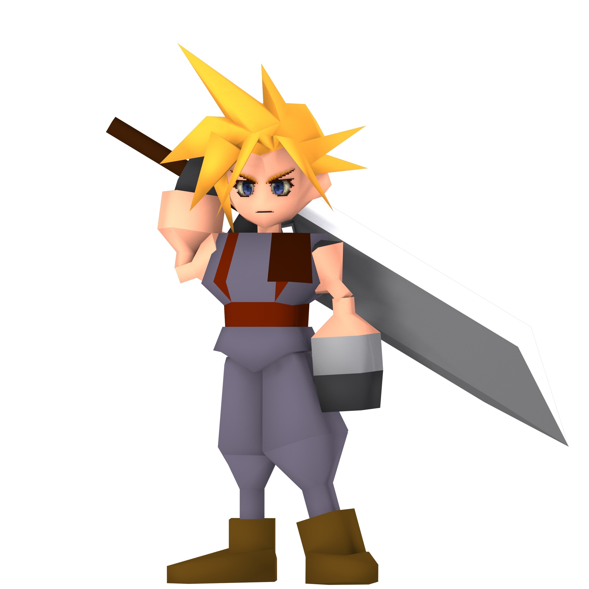 FF7 Overworld Cloud Pack [Super Smash Bros. (Wii U)] [Works In Progress]