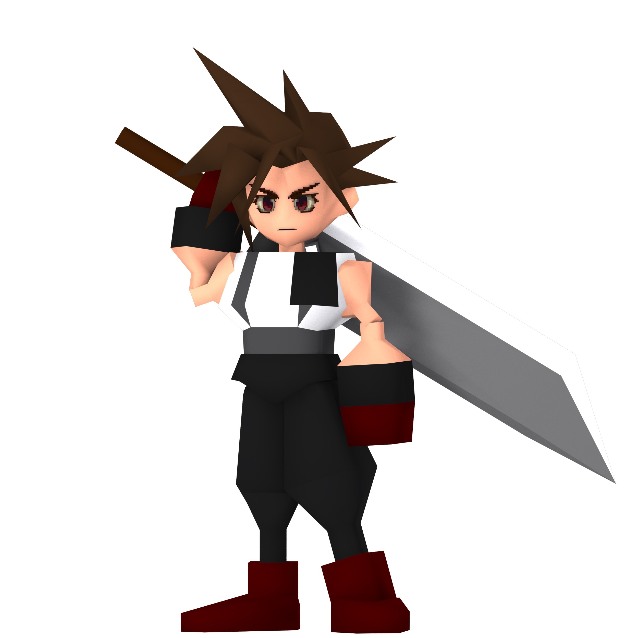 FF7 Overworld Cloud Pack [Super Smash Bros. (Wii U)] [Works In Progress]