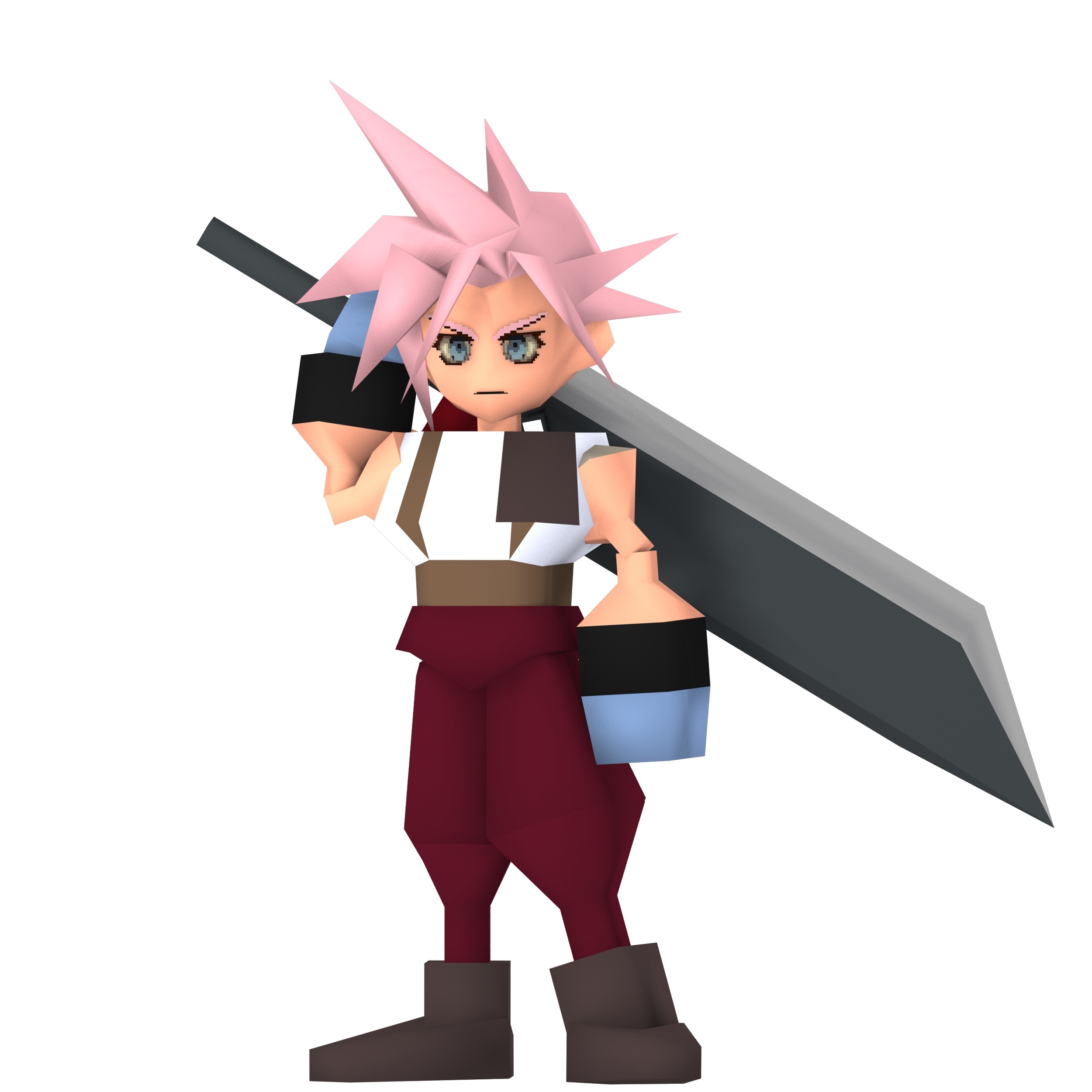 FF7 Overworld Cloud Pack [Super Smash Bros. (Wii U)] [Works In Progress]