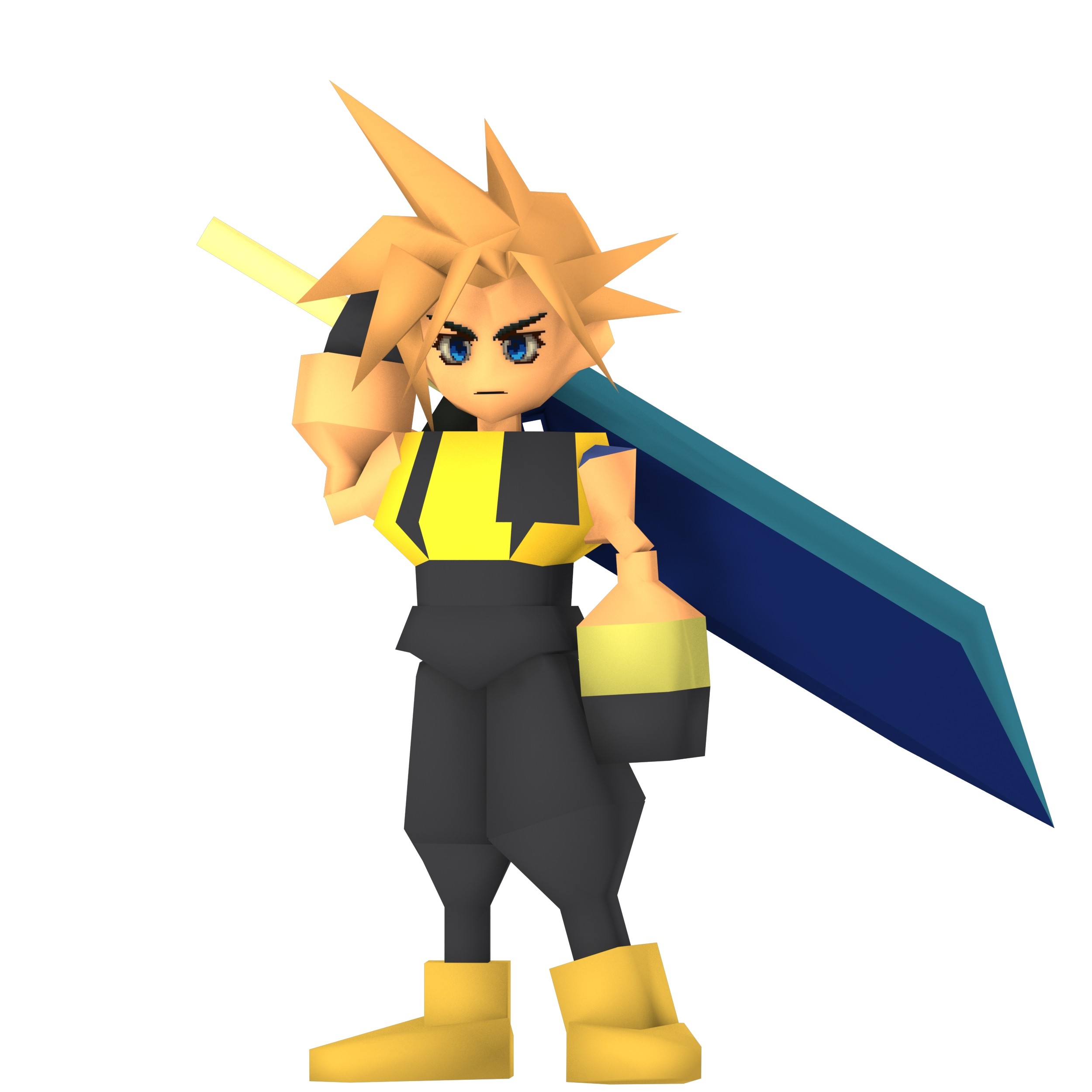 FF7 Overworld Cloud Pack [Super Smash Bros. (Wii U)] [Works In Progress]