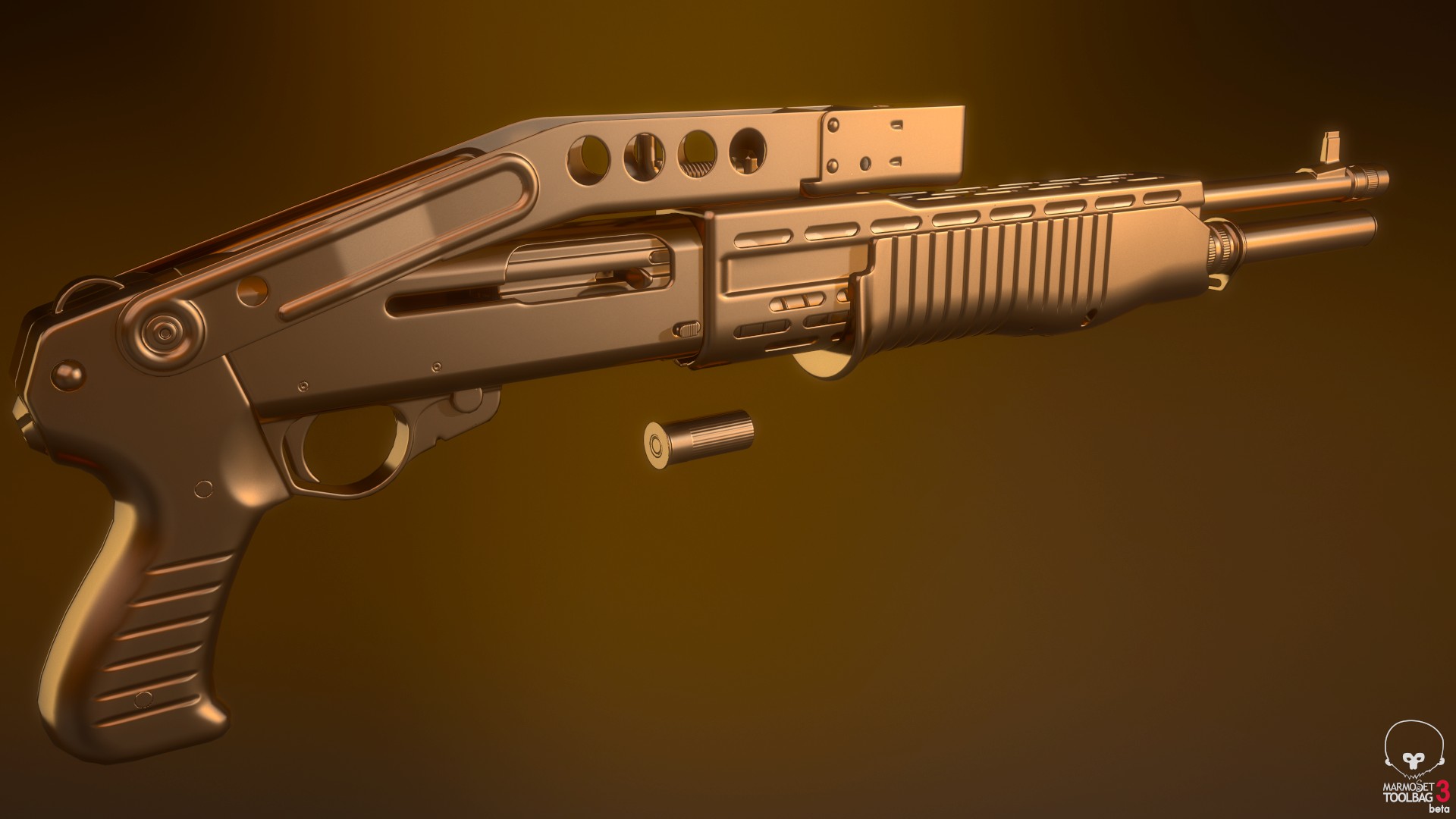 SPAS 12 Work In Progress for Black Mesa | BM Works In Progress