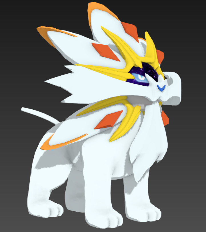 Lunaala & Solgaleo Custom Model Import (Completed) [Super Smash Bros ...