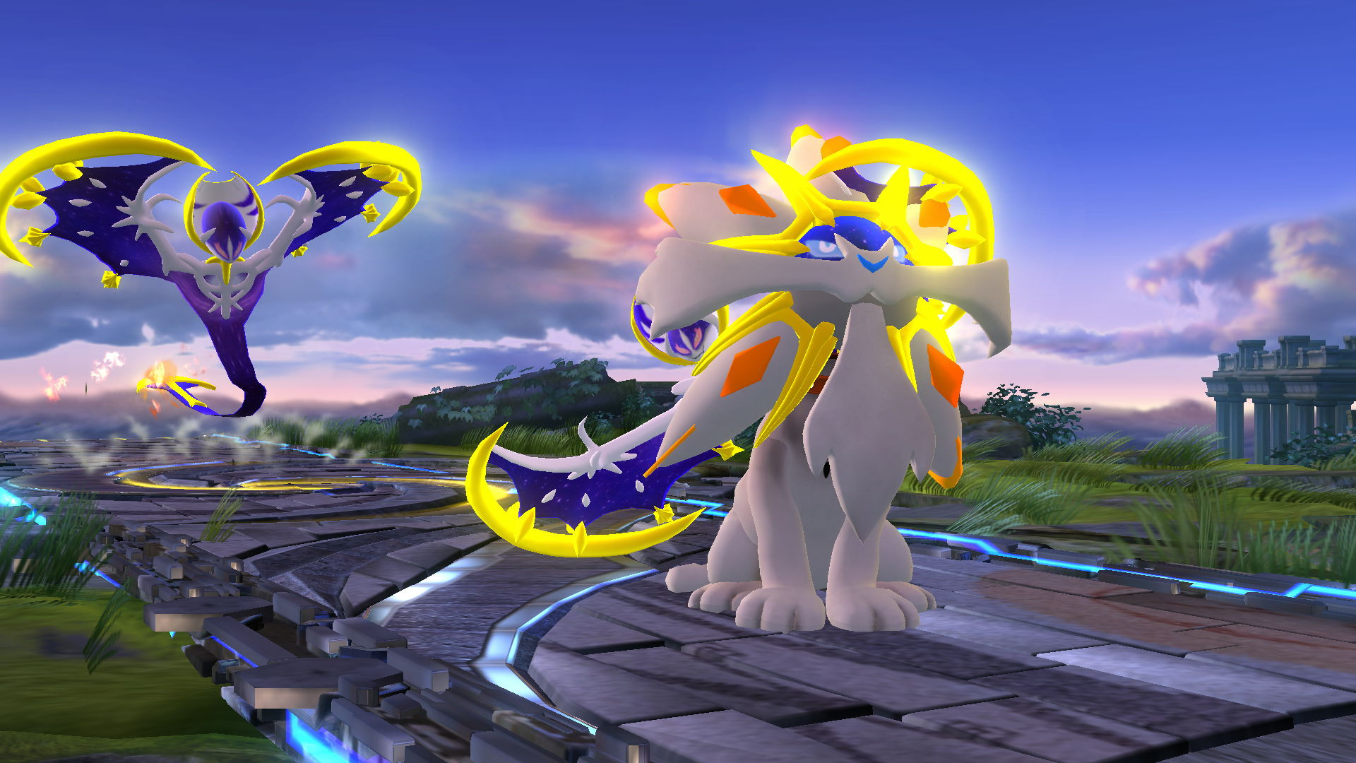 Lunaala & Solgaleo Custom Model Import (Completed) [Super Smash Bros ...