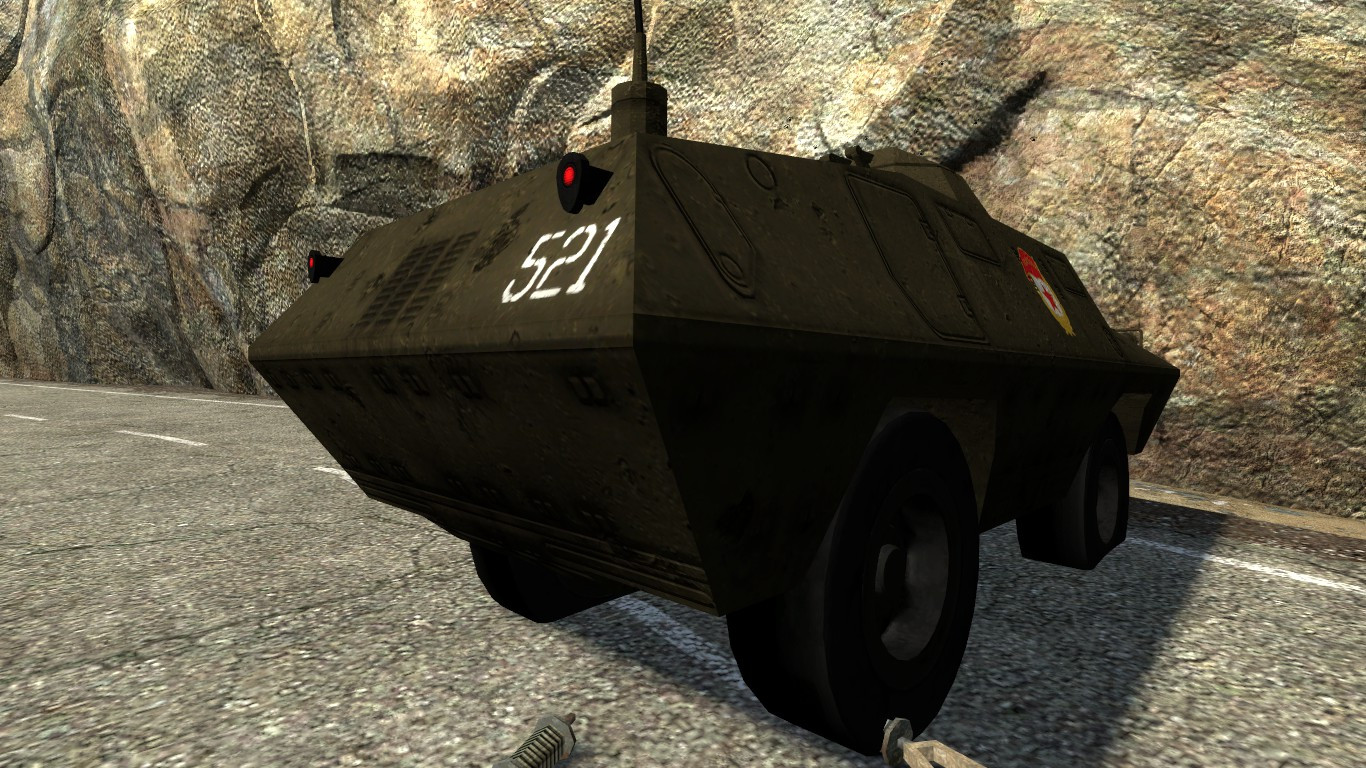 BRDM/BTR Texture for Beta APC [Half-Life 2] [Works In Progress]
