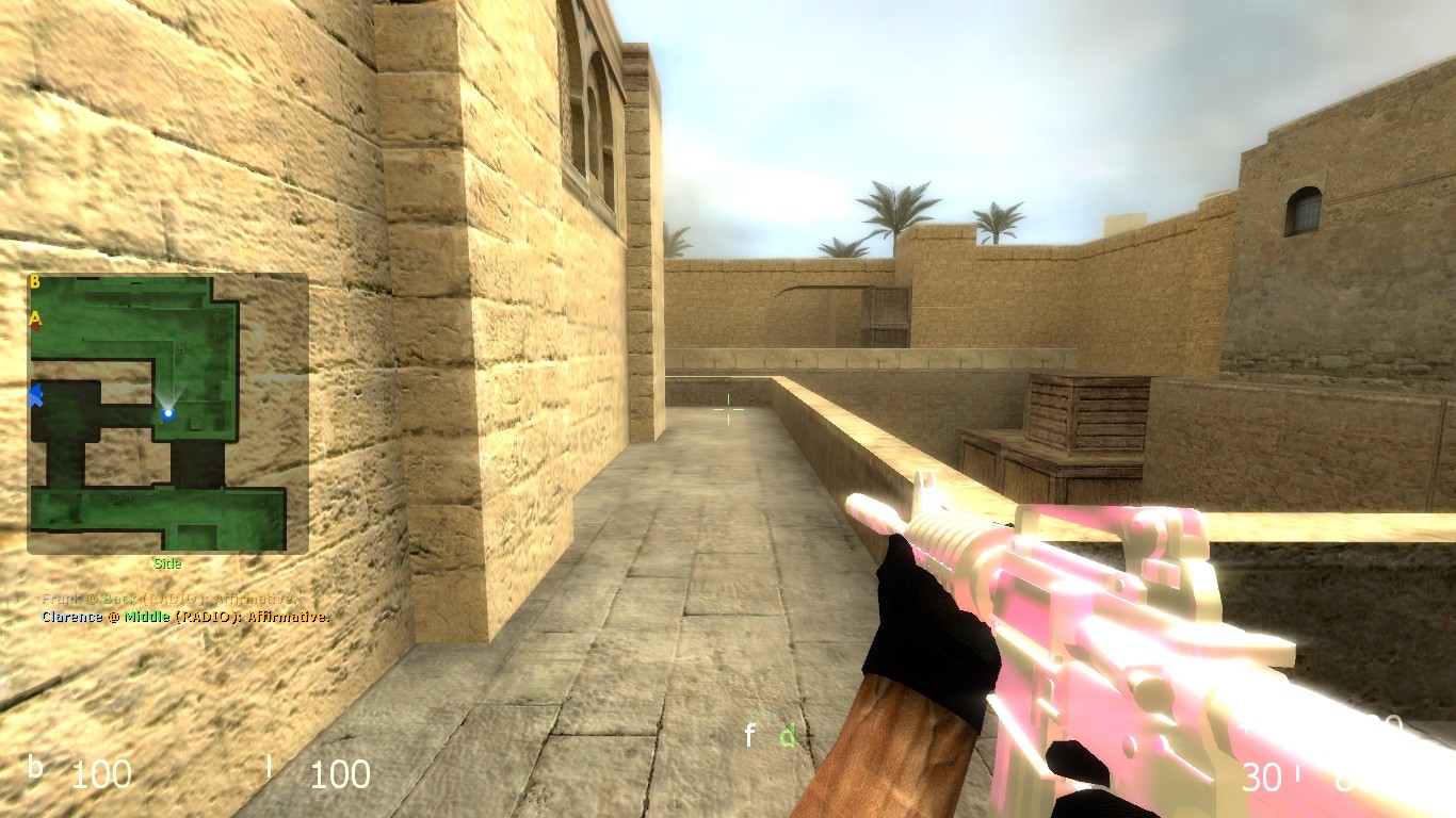 M4a1 Glowing crystal skin [GameBanana] [Works In Progress]