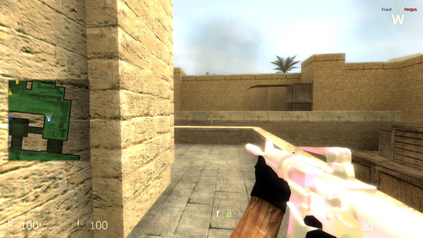 M4a1 Glowing crystal skin [GameBanana] [Works In Progress]