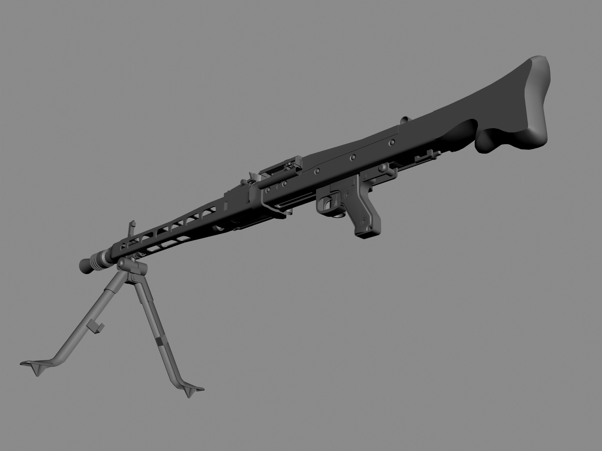 MG-42 With Internals [GameBanana] [Works In Progress]