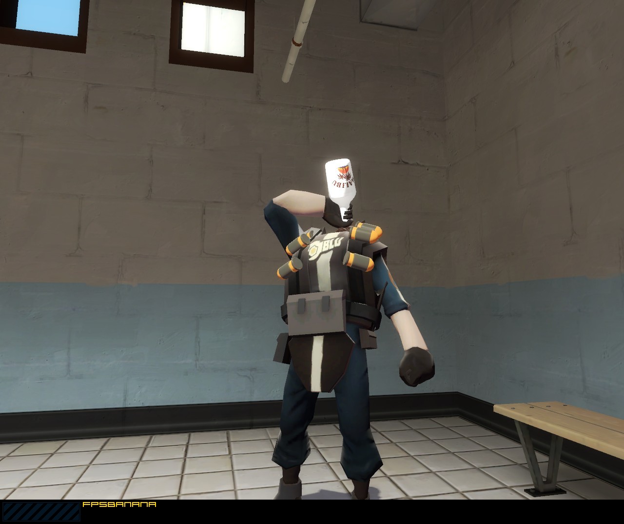 Malibu Rum Demoman Bottle Work In Progress for GameBanana | GB Works In ...