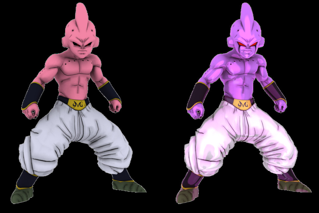 Kid Buu over Lucario [Super Smash Bros. (Wii U)] [Works In Progress]