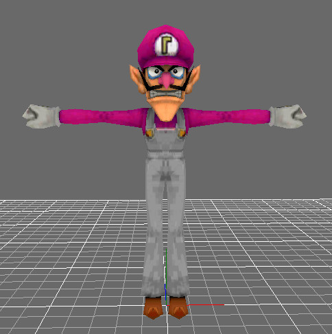 Waluigi Recolors Work In Progress for Super Smash Bros. (3DS) | SSB3DS ...