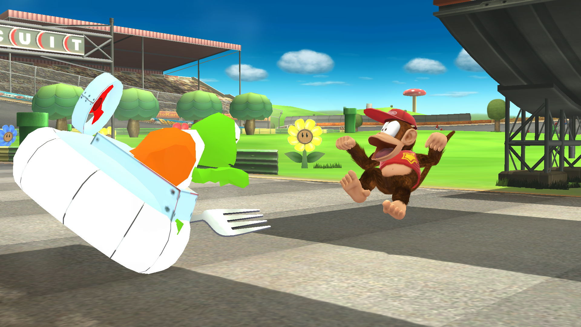 Tiptup over Bowser Jr. WIP Work In Progress for Super Smash Bros. (Wii ...