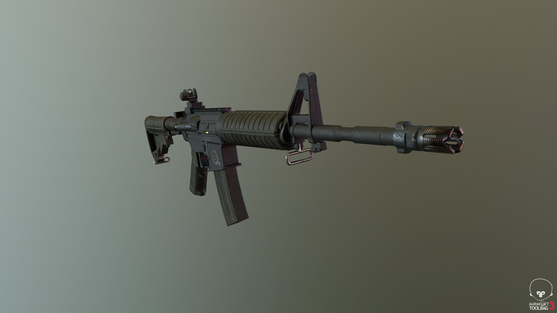 AR-4 Retextured [Unreal Engine 4] [Works In Progress]