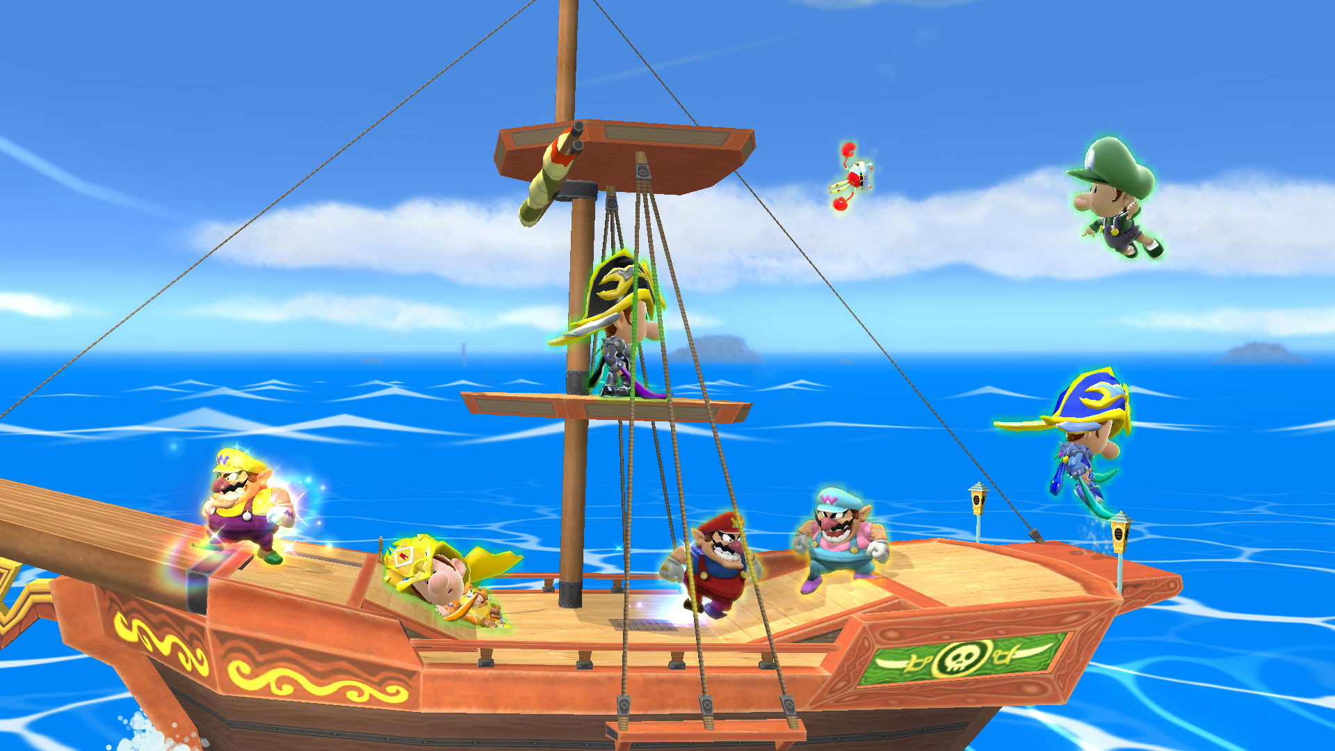 Baby Luigi over Ness [Super Smash Bros. (Wii U)] [Works In Progress]