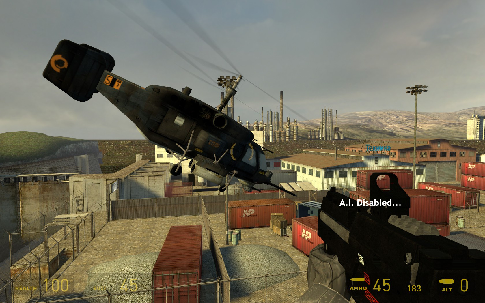 Attack Helicopter for Hunter Chopper Work In Progress for Half-Life 2 ...