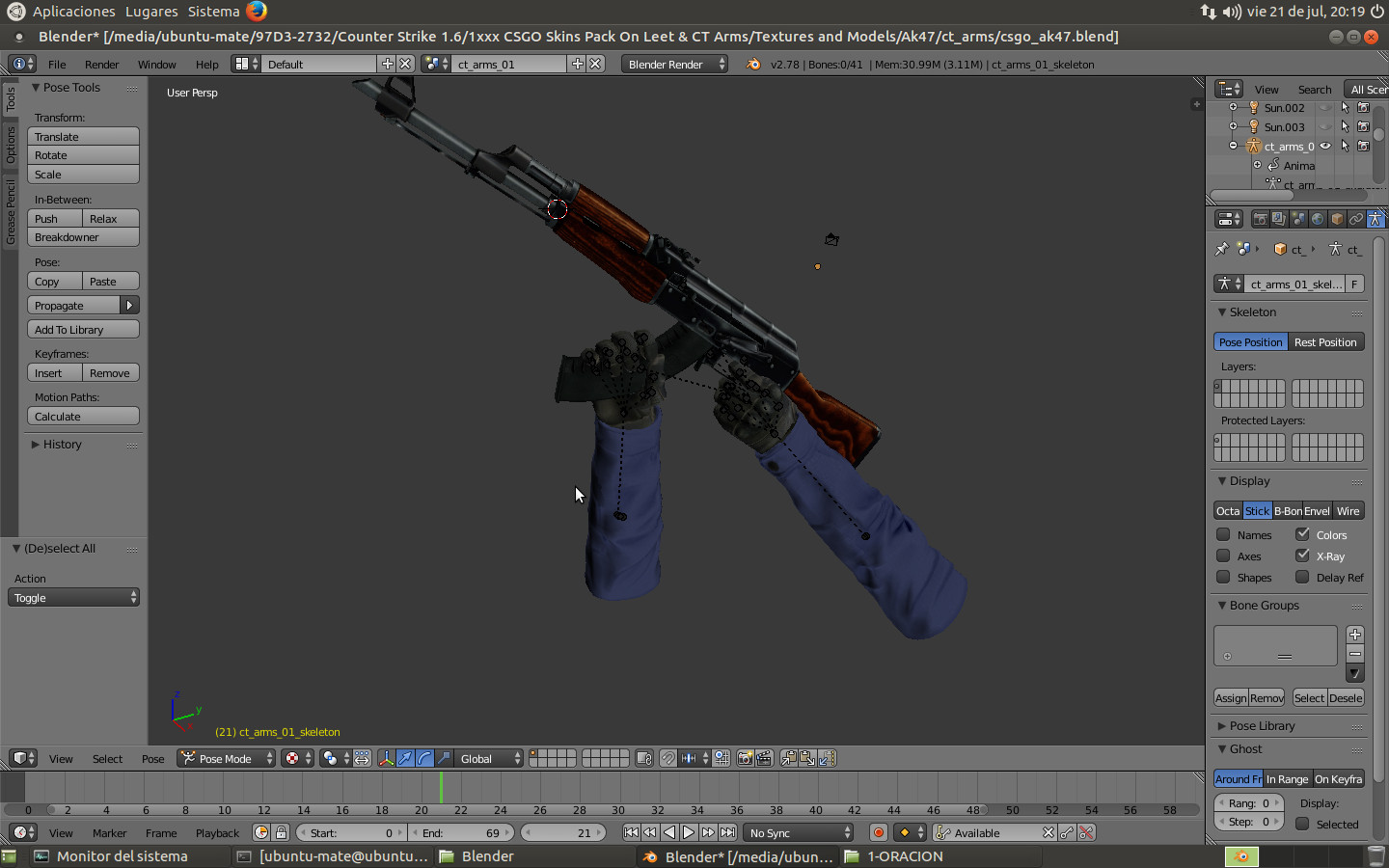 Making Custom Anims...LOL Work In Progress for Counter-Strike 1.6 | CS1 ...