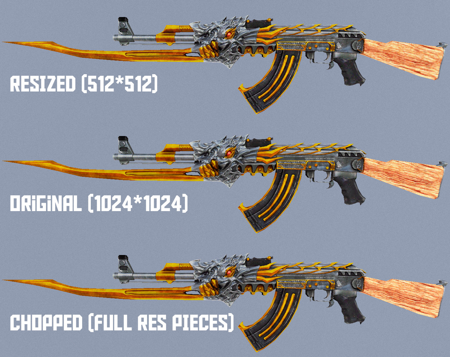 Crossfire AK-47 Beast Work In Progress for Counter-Strike 1.6 | CS1.6 ...