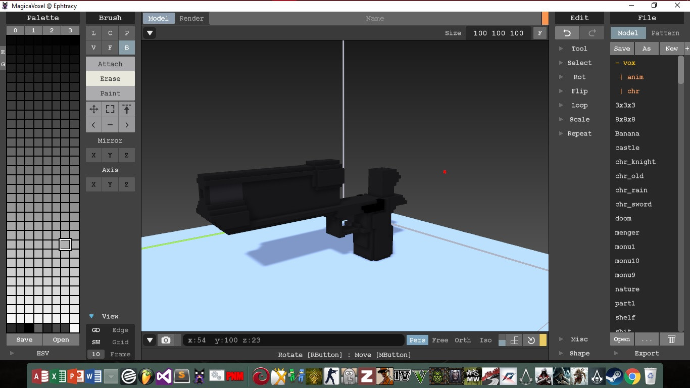 Desert Eagle (openspades) Work In Progress for Ace of Spades | AoS ...