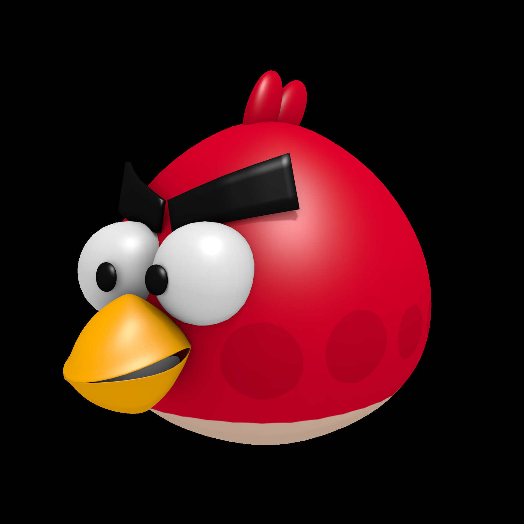 Red Bird (Angry Birds) over Jigglypuff (CANCELLED) Work In Progress for ...
