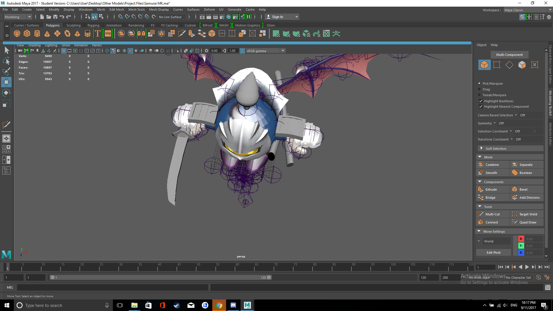 Samurai Metaknight (Metanaito Musashi) Work In Progress for Super Smash ...