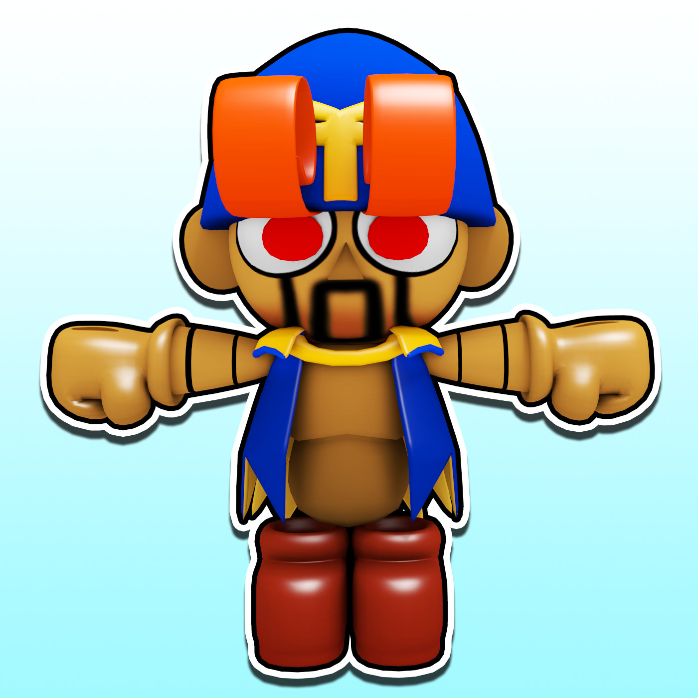 Geno (Paper Mario Style) [Super Smash Bros. (Wii U)] [Works In Progress]
