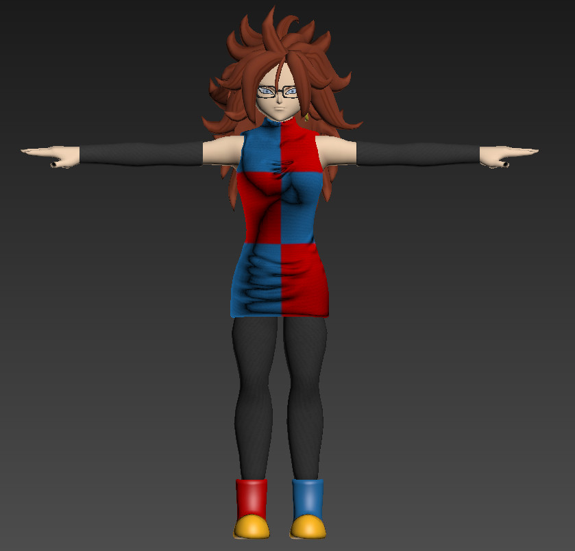 Majin Android 21 (DB FighterZ) Wip Work In Progress for Super Smash ...