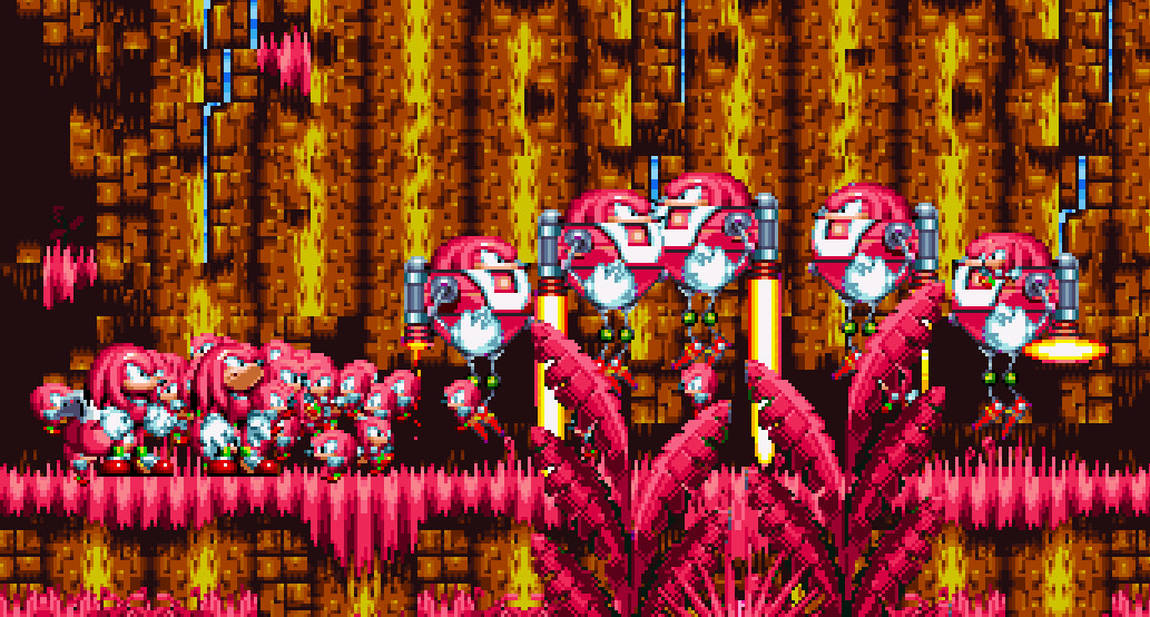Knuckles Mania And Knuckles Work In Progress for Sonic Mania | SM Works ...