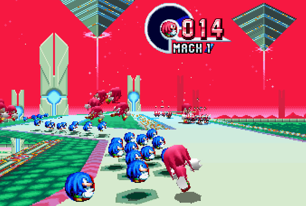 Knuckles Mania And Knuckles Work In Progress for Sonic Mania | SM Works ...