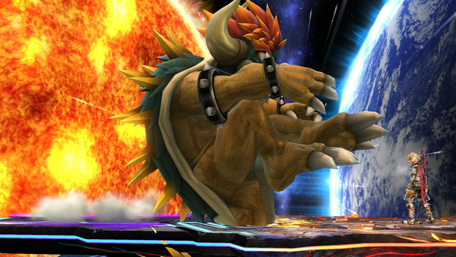Flinching Giga Bowser [Super Smash Bros. (Wii U)] [Works In Progress]