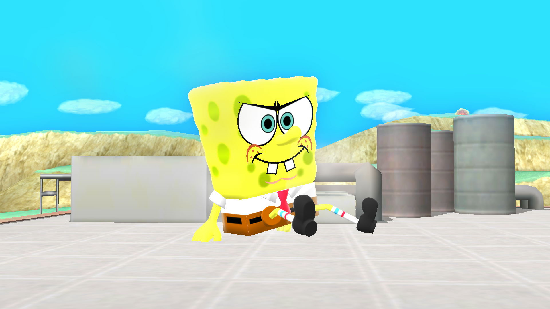 Spongebob Squarepants Work In Progress for Super Smash Bros. (Wii U ...