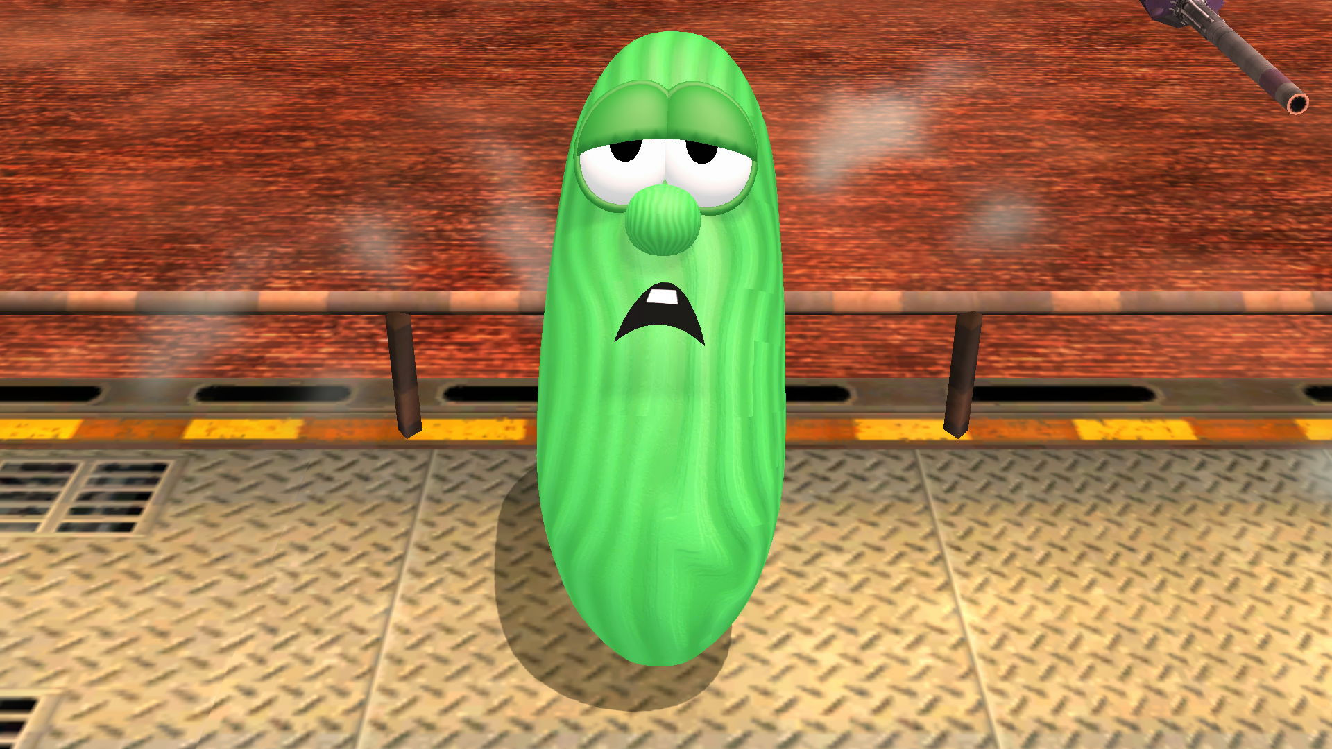 Larry the Cucumber & Bob the Tomato Work In Progress for Super Smash ...